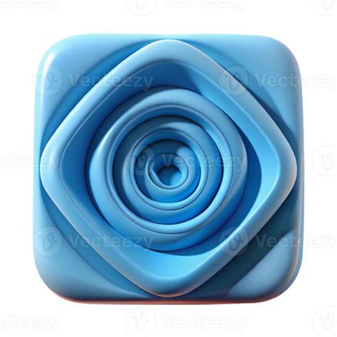 Alluring Futuristic Rotating Square Spiral Clean Lines Single Weight Stroke Geometric