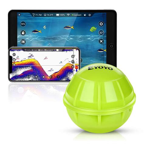Eyoyo Smart Bluetooth Fish Finder Portable Wireless Sonar Fishfinder Compatible With IOS
