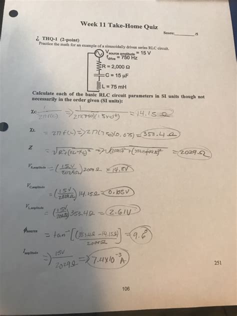 Solved Thq 2 2 Point T Write A Time Dependent Equation For