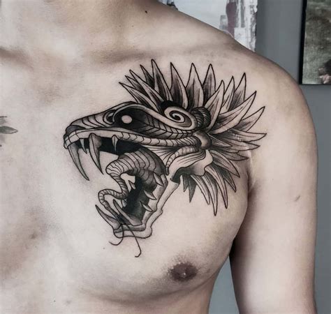 Quetzalcoatl Tattoo Design Ideas And Aztec Symbolism