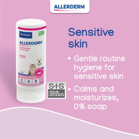 Virbac Allerderm Shampoo For Sensitive Skin Dry And Scaly Skin Normal