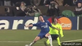 Del Horno Brutal Foul On Messi Barcelona Chelsea 2006 On Make A 