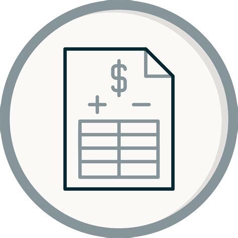 Balance Sheet Vector Icon 31814656 Vector Art At Vecteezy