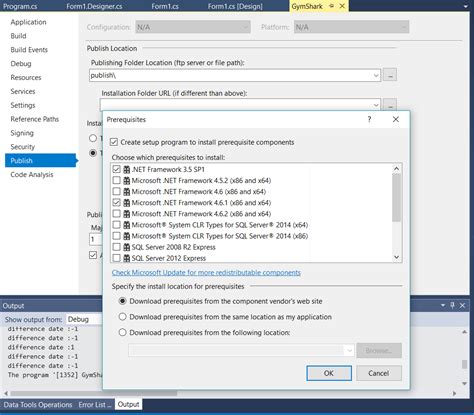Net C Windows Application Build Not Running Stack Overflow