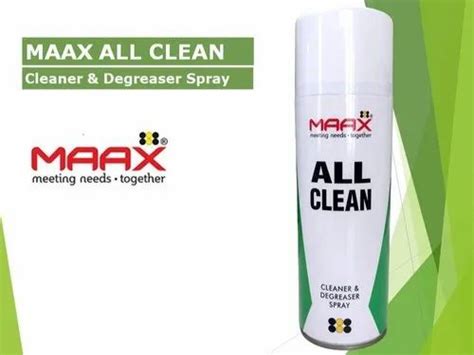 Solvent Based Cleaner And Degreaser Spray Maax All Clean At Best