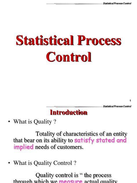 Spc Training Pdf Histogram Statistics