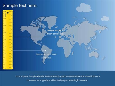 Ruler Shape Powerpoint Template
