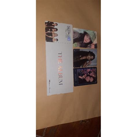Jual JISOO PHOTOCARD SET BUCKET HAT POB KTWON HYLT POB LS Shopee