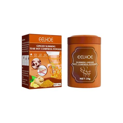 Купить EELHOE Имбирь для сжигания жира, антицеллюлитный порошок для ...