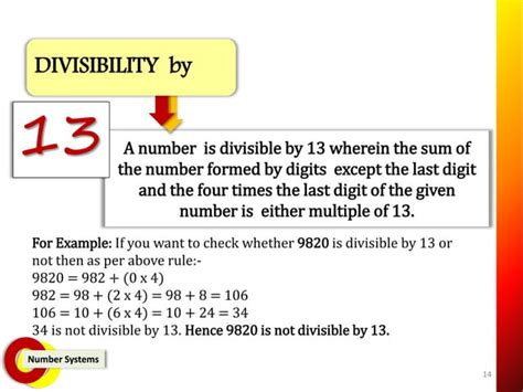 Divisibility Rules Tests Pptx