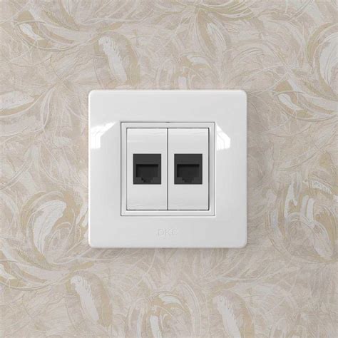 Розетка компьютерная 1-м СП 1мод. Brava RJ45 кат.5E разъем Hyperline ...