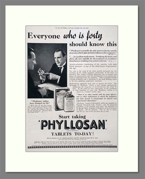 Phyllosan Chlorophyll Tablets Vintage Advert 1938 Ref Ad66812