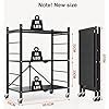 Amazon Himix Storage Shelves With Hooks Tier Foldable Shelf