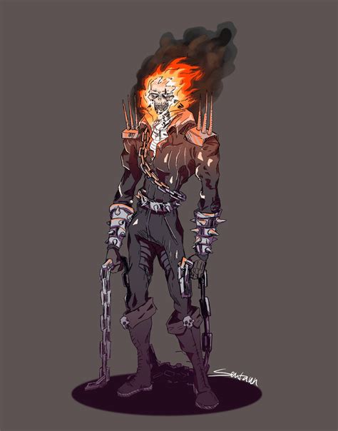 My Iteration Of Johnny Blaze The Ghost Rider Rmarvel
