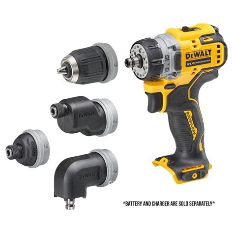 Dewalt 12v Li Ion 5 In 1 Brushless Multi Head Drill Driver Dcd703n Kr