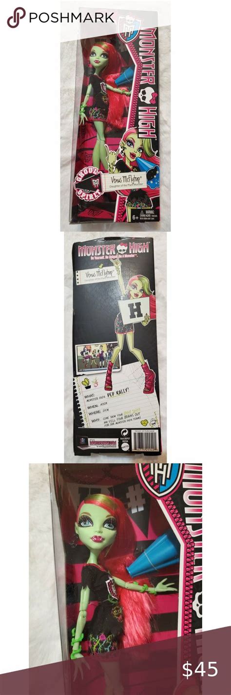 New Nib Retired Monster High Venus Mcflytrap Ghoul Spirit 2013 Doll