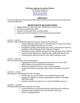 Nicholas Andreas Gonzales Malven Resume Rich Text Pdf