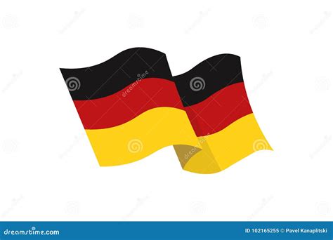 Contry Flag Illustrtion Stock Vector Illustration Of Gold 102165255