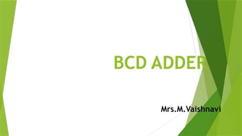 Bcd Adder 1pptx