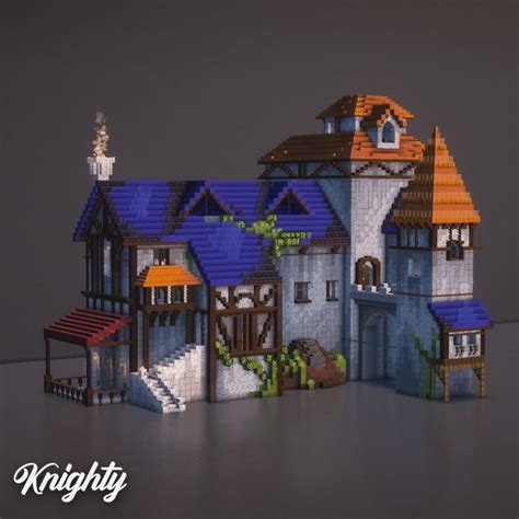 Buy “suburban” On Patreon Knighty In 2024 Minecraft Designs