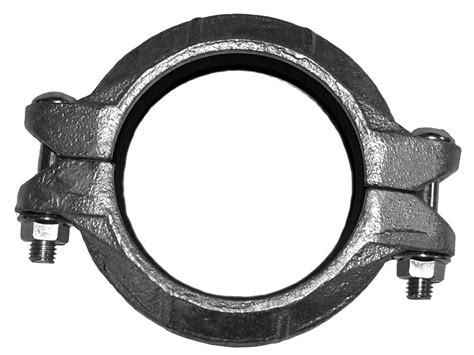 Galvanised Roll Groove Transition Coupling 150mm X 165mm 168x165 From