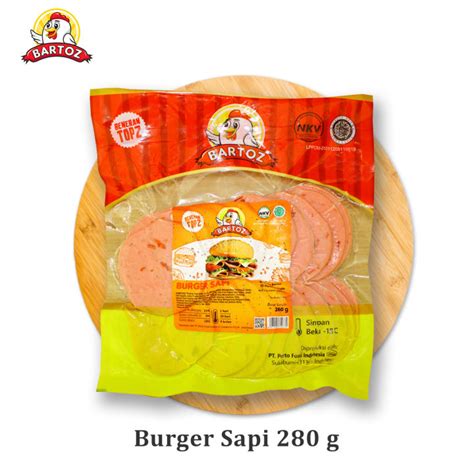 Bartoz Burger Sapi 280 Gr Lazada Indonesia