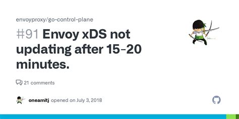 Envoy Xds Not Updating After 15 20 Minutes · Issue 91 · Envoyproxygo