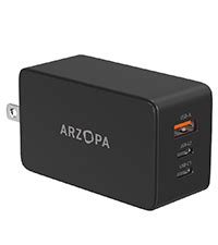 Amazon Com W Usb C Charger Block Arzopa Gan Fast Charger Usb C Wall Charger Pps Port