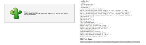 My Techie Guy Rrdtool Says Error Opening X Rrd No Such File Or Directory Creating Cacti Graphs