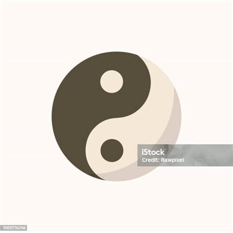 그림의 음과 양 균형에 대한 스톡 벡터 아트 및 기타 이미지 균형 기도하기 디자인 Istock