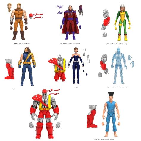 Marvel Legends X Men Age Of Apocalypse Wave Colossus BAF Set Of Kapow Toys