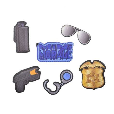 Mini Morale Police Patch Pack 1
