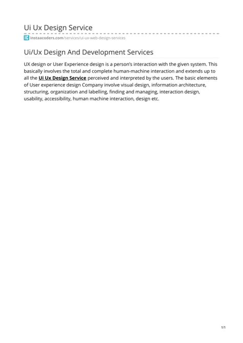 Ppt 5 Key Benefits Of Ui And Ux Design Services In New York