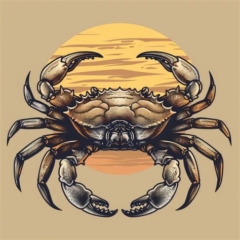 Premium Photo Crab Vector Illustration