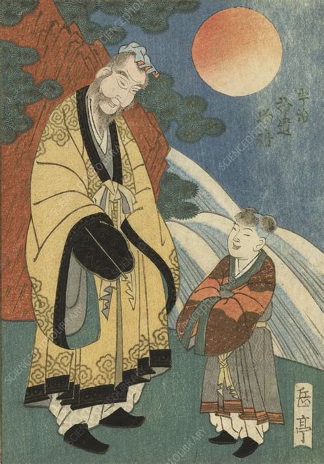 Confucius Chinese Philosopher Illustration Stock Image C0593011