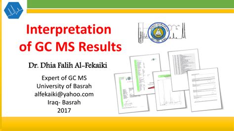 Pdf Interpretation Of Gc Ms Results