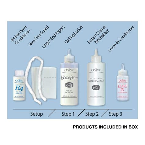 Ogilvie Salon Styles Home Perm For Normal Hair With Extra Body Long Lasting Professional