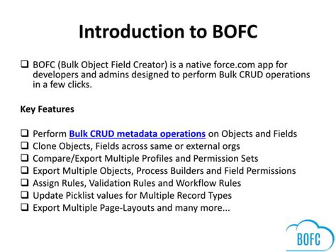 Bulk Field Permissions Fls Operations In Salesforce Ppt