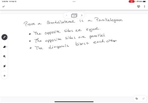 SOLVED Identify The Theorem You Can Use To Show That The Quadrilateral