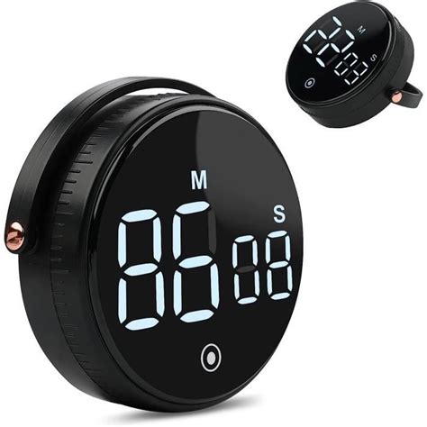 Minuteur De Cuisine Led Minuterie De Cuisine Numérique Compte À Rebours Magnétique Timer Pour