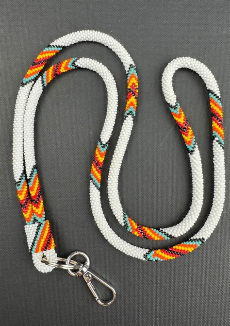 Handmade Beaded Lanyards Etsy