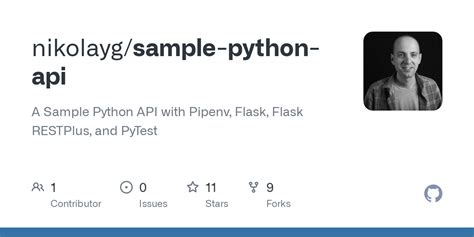 github nikolayg sample python api a sample python api with pipenv