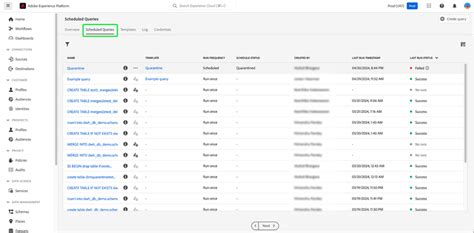 Query Service Ui Guide Adobe Experience Platform