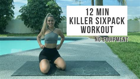 12 Min Killer Sixpack Intense Ab Workout No Equipment Extreme