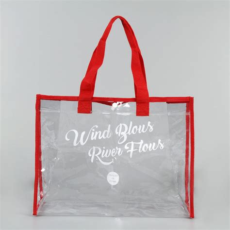 Plastic Buttons PVC Tote Bags Buy PVC Bag Pvc Tote Pvc Tote Bag