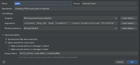 Python Pycharm Pylint