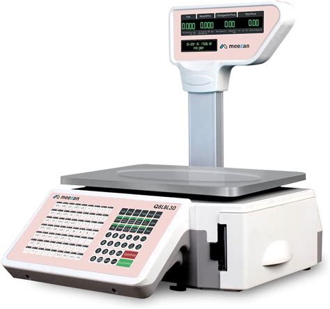 Scale With Barcode Printer 30kg Kassis Electric