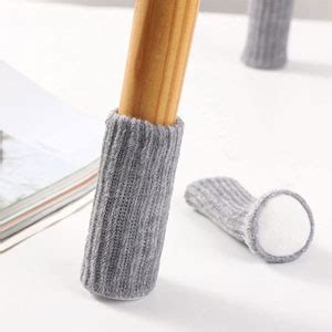 24 Stück Stuhlbeine Socken Möbel Socken Stuhlsocken Filz Stuhlbeinkappen Elastisch Dicke
