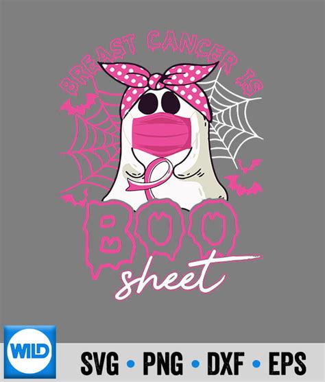 Halloween Svg Breast Cancer Is Boo Sheet Halloween Costume Halloween
