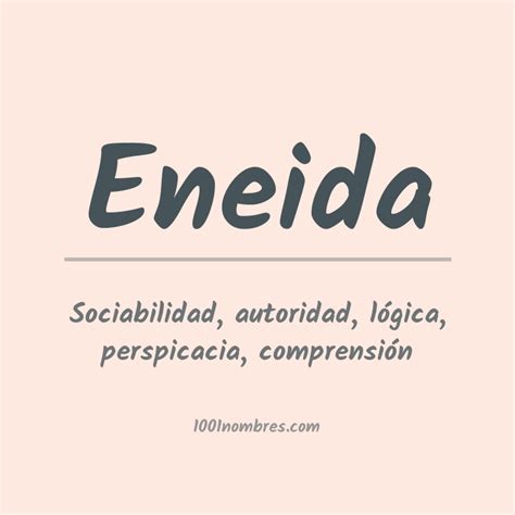 Significado Del Nombre Eneida